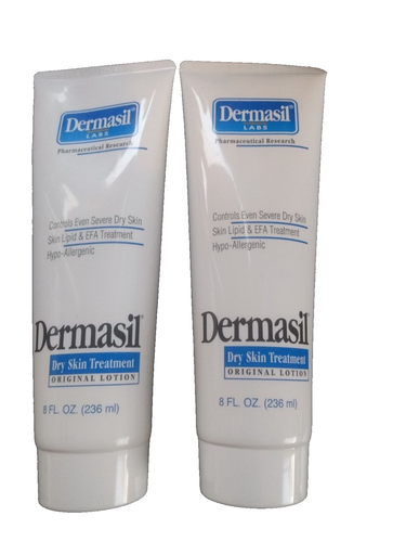Lot of 2 DERMASIL Dry Skin Treatment Original Lotion Hypoallergenic, 8 ...