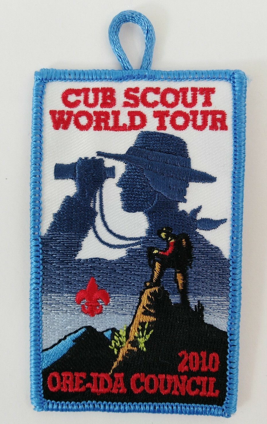 Rare 2010 Ore-Ida Council BSA BOY CUB SCOUT WORLD TOUR Patch Badge Camp ...