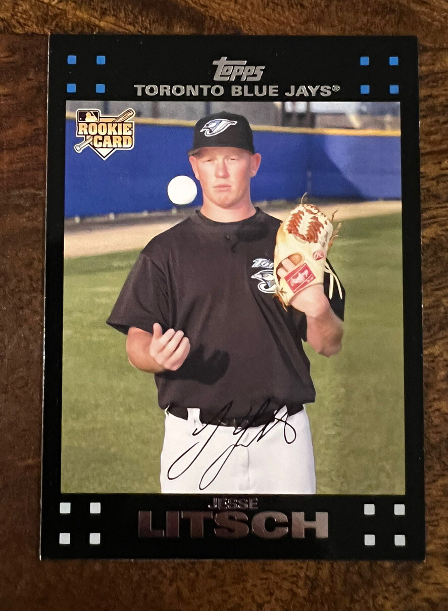 2007 Topps Update #154 Jesse Litsch RC Toronto Blue Jays | eBay