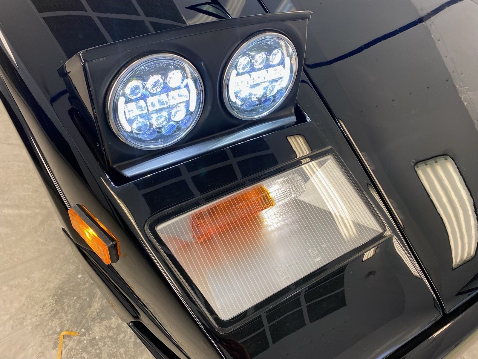 Lamborghini Countach Headlights LED Complete kit set of 4 High Low Beam ...