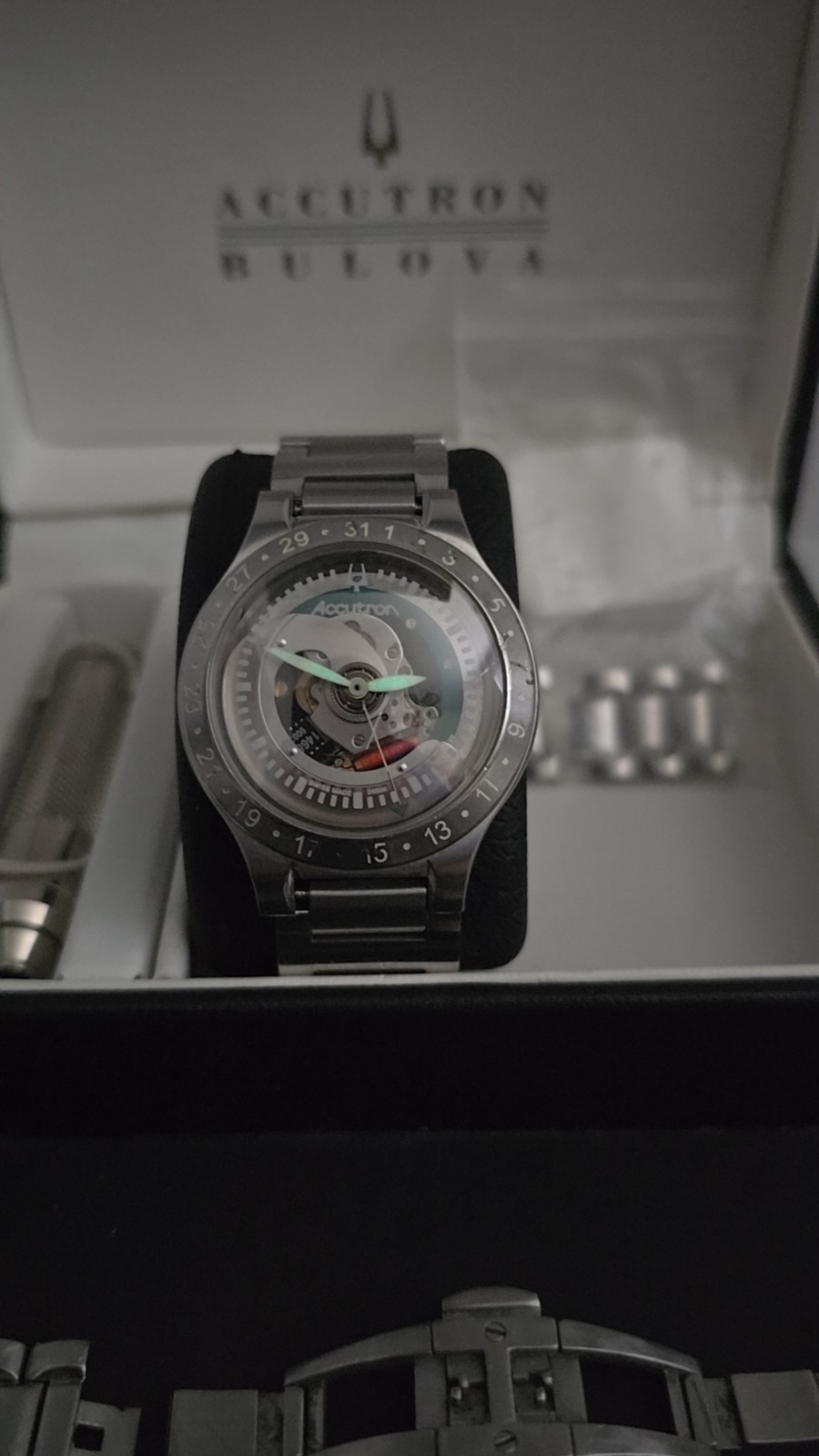 RARE Accutron by Bulova LE SpaceView 21 Kinetic Men's Watch | eBay