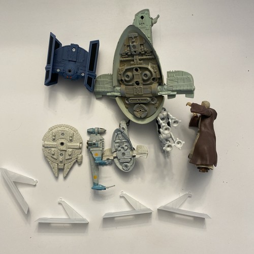 Star Wars Die Cast Lot Of 7 - Tie Fighter Boba Gets Ship- Imperial ...