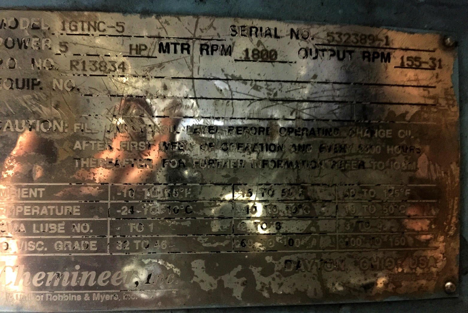 CHEMINEER 1GTNC 5 HP Process Mixer Agitator Model RPM 1800 | eBay