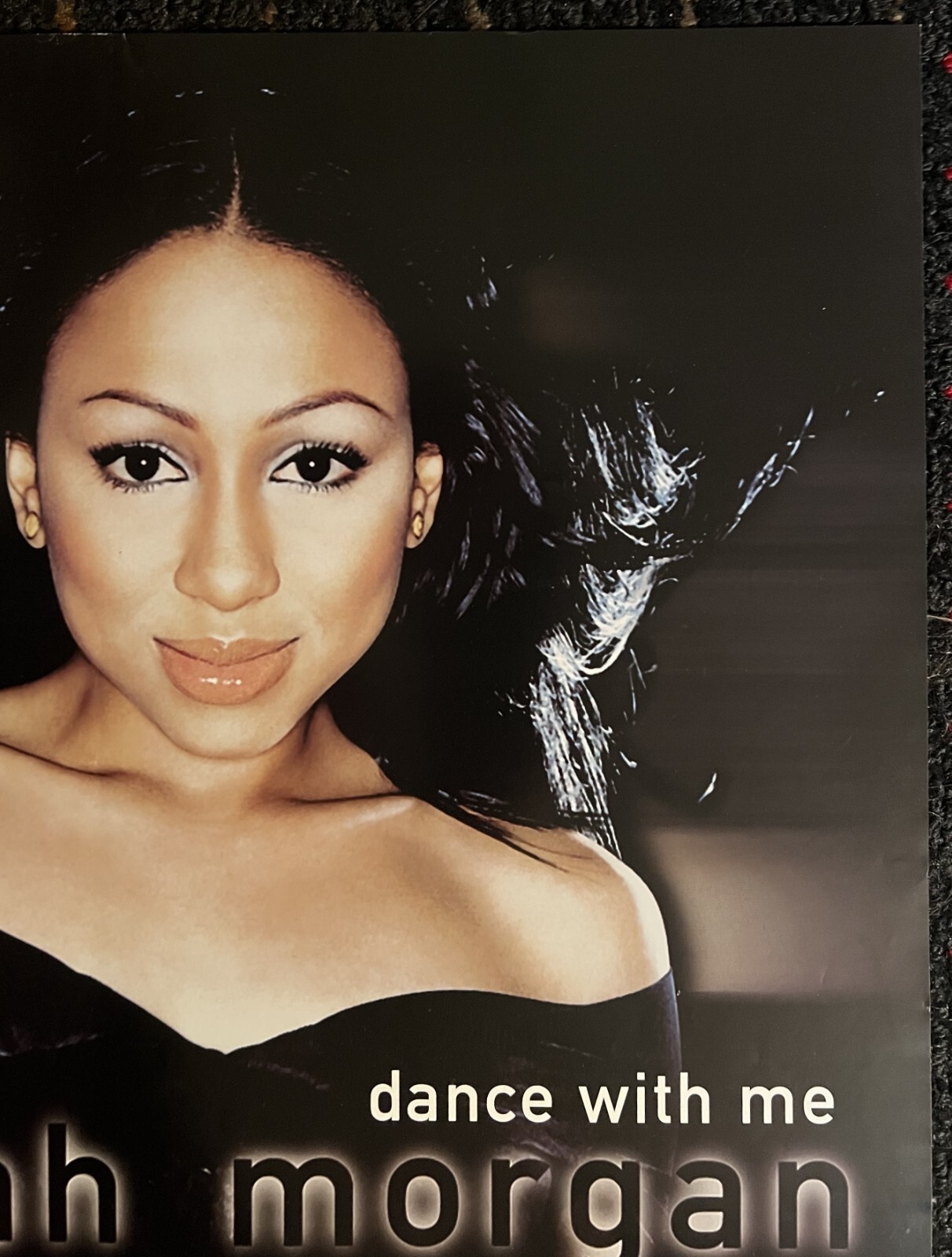 DEBELAH MORGAN Dance with Me 18x24 record store promo poster Atlantic R ...
