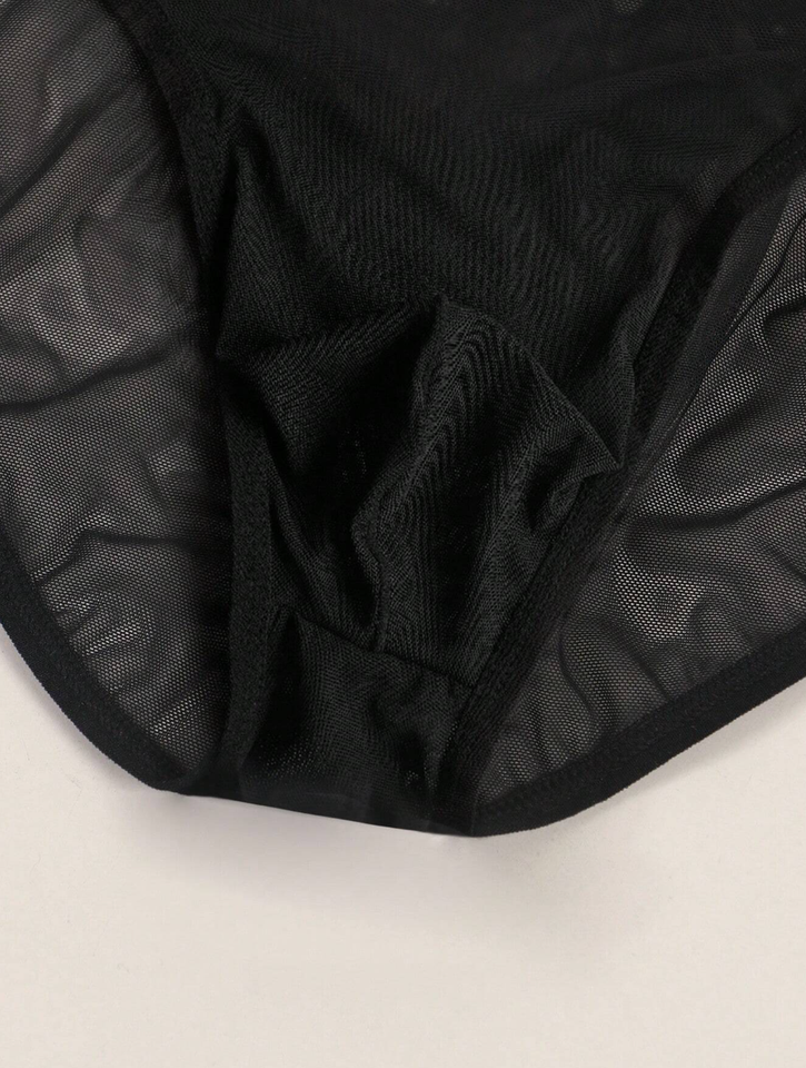 Men’s Black Mesh Briefs – Breathable, Semi-Sheer, Sexy & Comfy | eBay