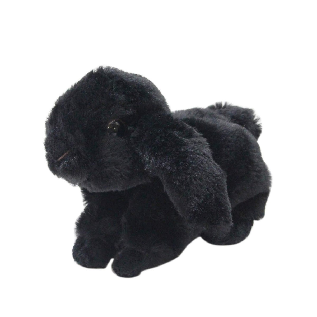 Black Fluffy Bunny Rabbits Aurora® Miyoni® Black And White Rex