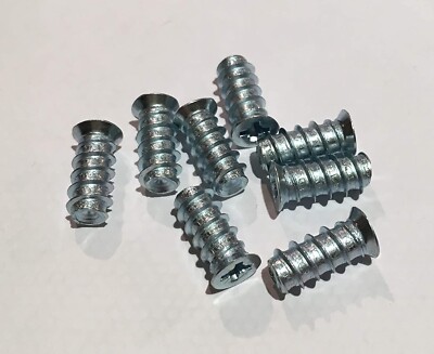 8pk Drawer Runner Screws (Euro Screws) Flat head Countersunk 5mm ...