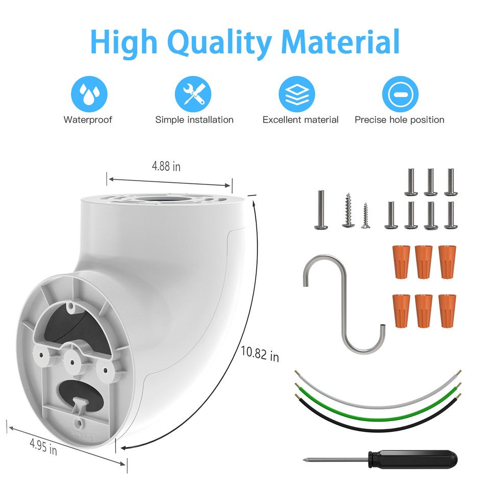Eave Mount for Ring Floodlight Cam Wired Plus/Pro,Ring Plug-In Mount | eBay