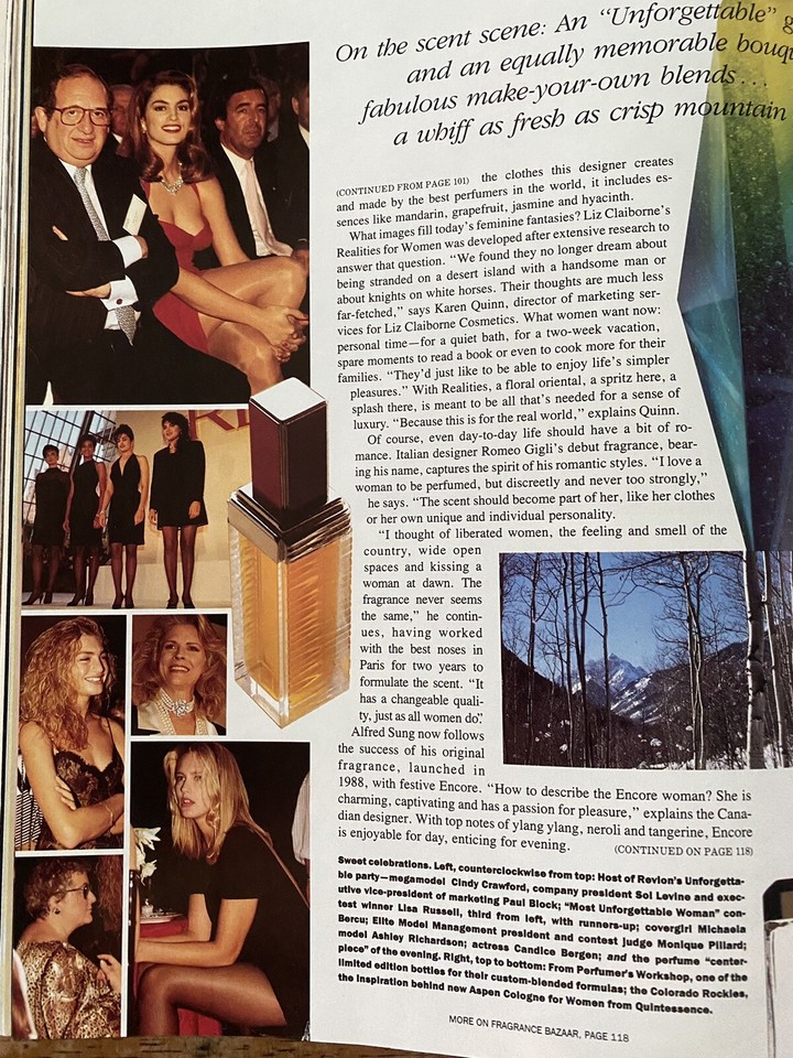 1990 OCTOBER HARPER'S BAZAAR MAGAZINE - ISABEELLA ROSSELLINI COVER ...