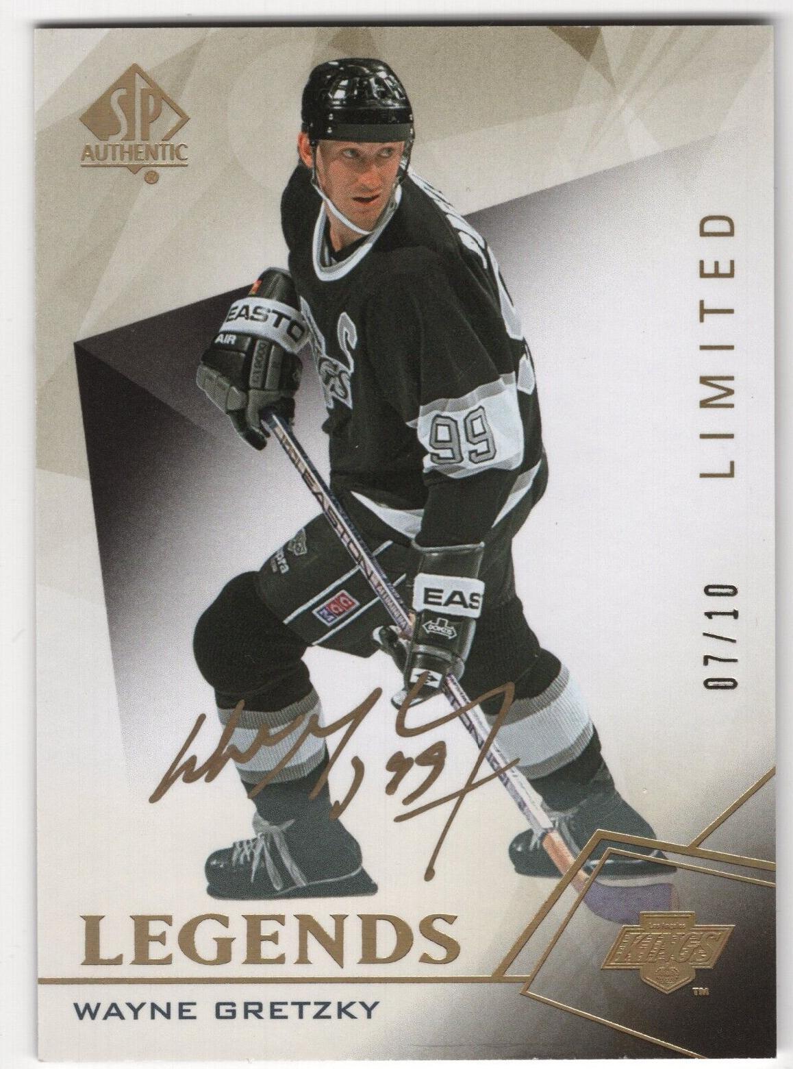 2015-16 SP Authentic - Legends Wayne Gretzky #130 Limited Autographs ...