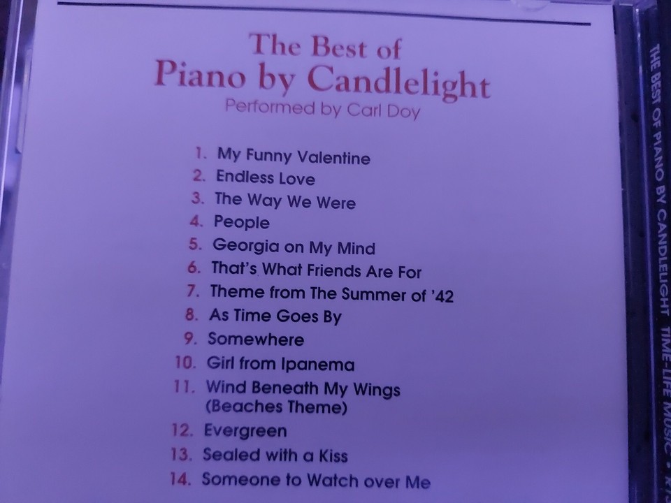 CARL DOY - The Best Of Piano By Candlelight - CD - **Mint Condition ...