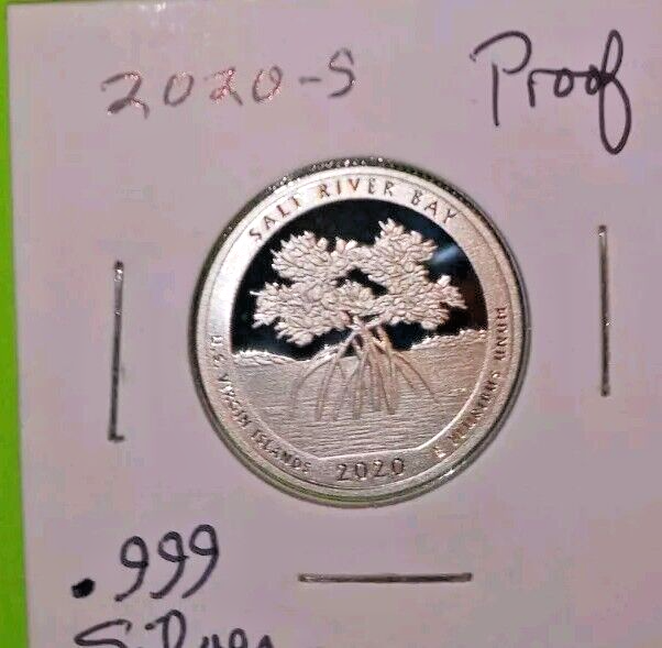 2020 S Silver Proof Salt River National Park ATB Quarter .999 FINE ...