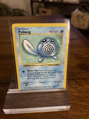 Pokémon TCG Poliwag Base Set 59/102 Regular Shadowless Mint Unplayed | eBay