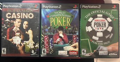 3 Game PS2 Lot-World Championship Poker/high Rollers Casino/WSOP 2005 ...
