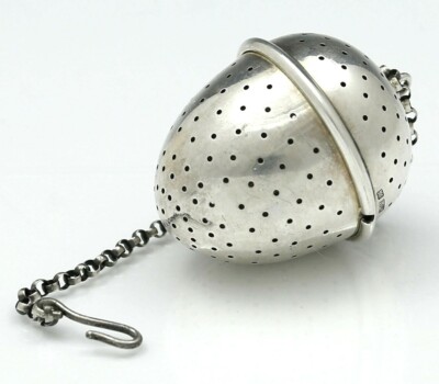 Tezler Swiss 800 Silver TEA BALL Good Quality | eBay