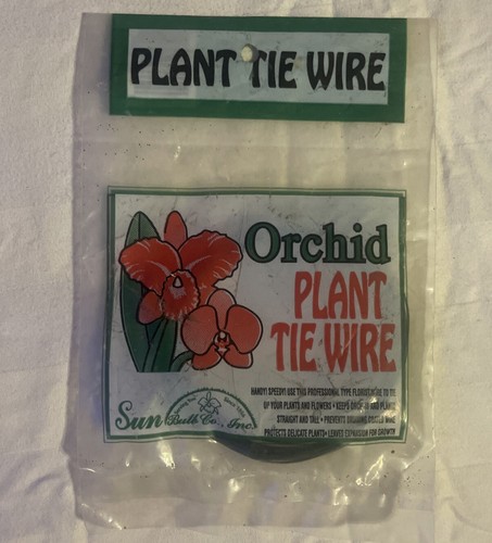 NEW orchid plant tie wire Sun Bulb Co. Florist Wire 21 Ft. FREE ...