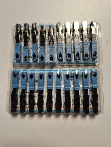 20pc SC APC Optical Fiber SC APC Quick Connector Fiber Optic Fast ...