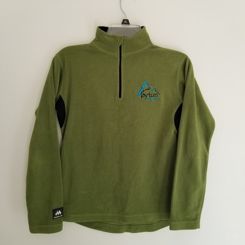 Missing Link Jacket Womens 36 US Small Green Quarter Zip Fleece ...