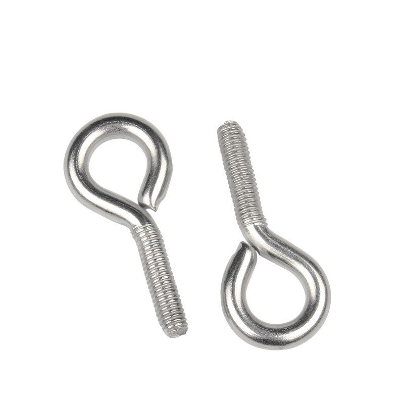 304 Stainless Steel Eye Hooks Turned Eye Bolts M3 M4 M5 M6 M8 M10 | eBay