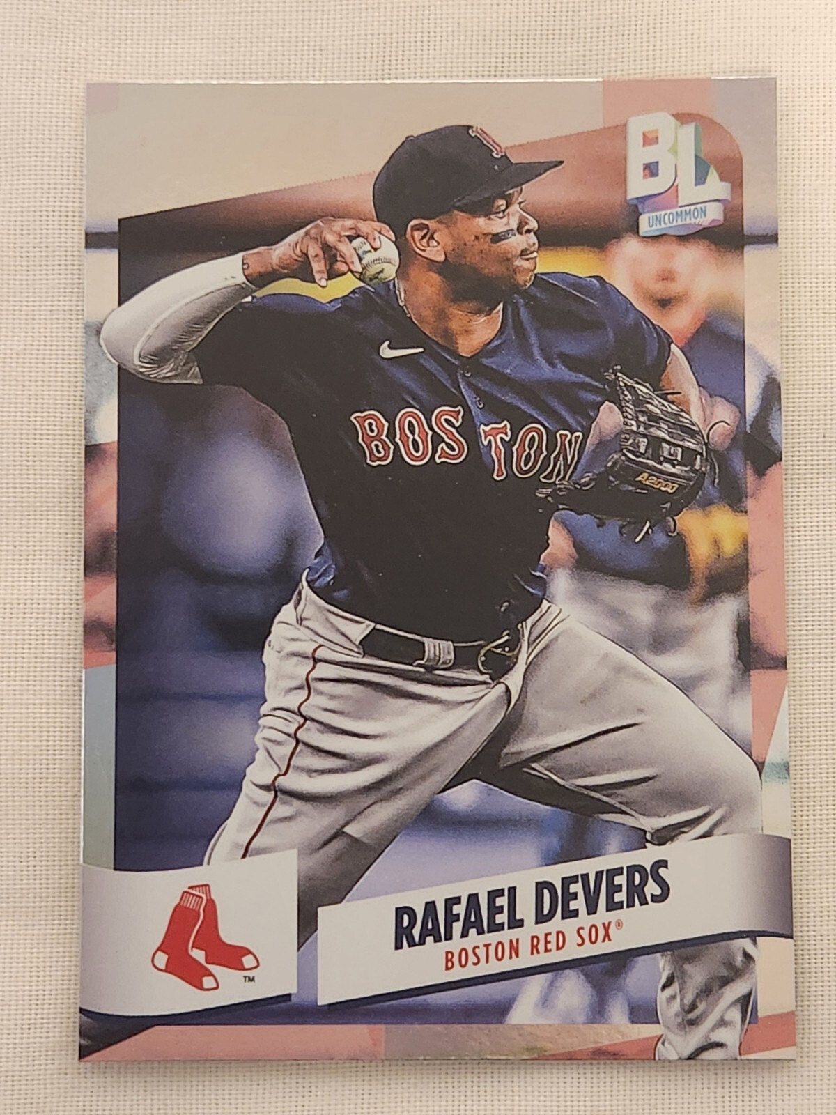 RAFAEL DEVERS 2024 Topps Big League UNCOMMON FOIL Card!! BOSTON RED SOX ...