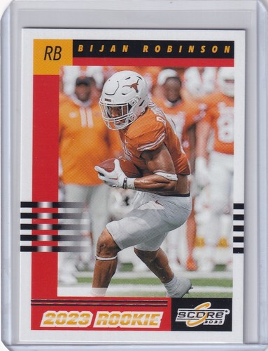 2023 SCORE RC BIJAN ROBINSON ROOKIE ATLANTA FALCONS GE-2346 | eBay