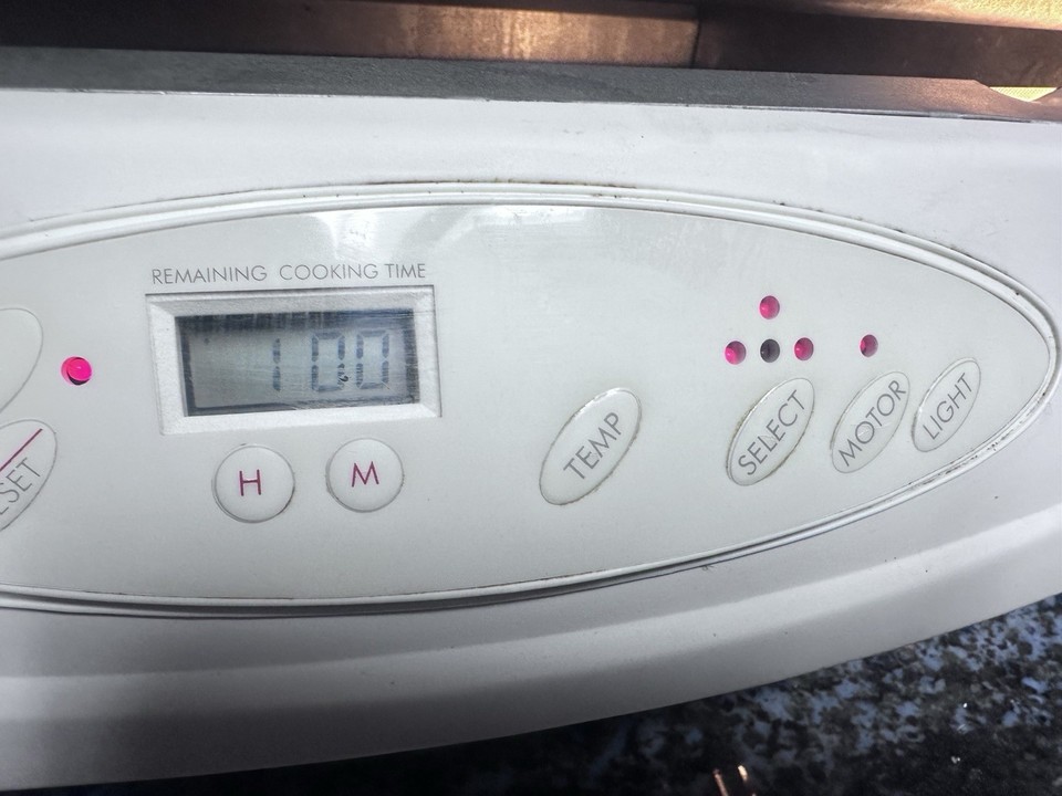 Big George Foreman's Rotisserie Oven Model GR80SCB cooker | eBay