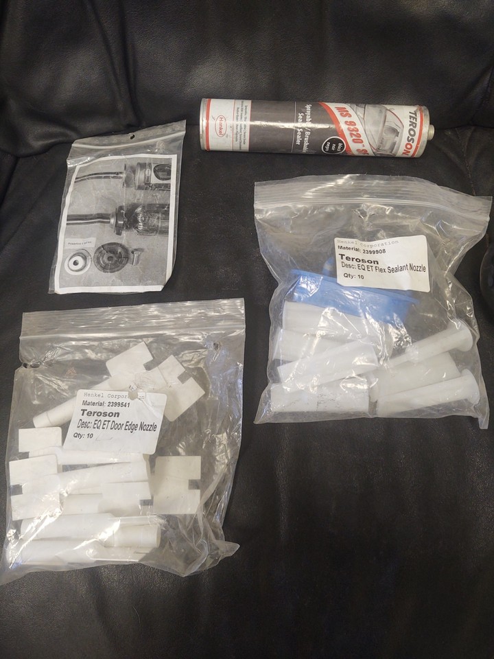 Teroson Pneumatic Seam Sealer Gun w/ Nozzles & Teroson MS 9320 – Barely ...
