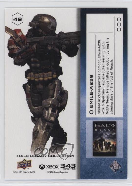 2024 Upper Deck Halo Legacy Collection Emile-A239 #49 16yw | eBay