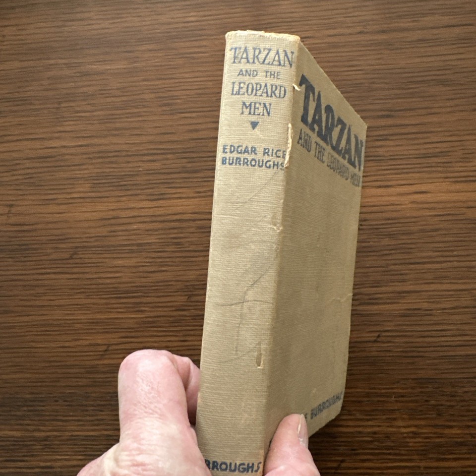 Tarzan and the Leopard Men by Edgar Rice Burroughs 1935 HC Average ...