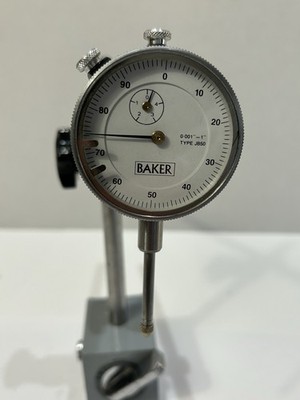 Baker Type JB50 Dial Indicator 1" Range, 0.001" Grad With Off/On ...
