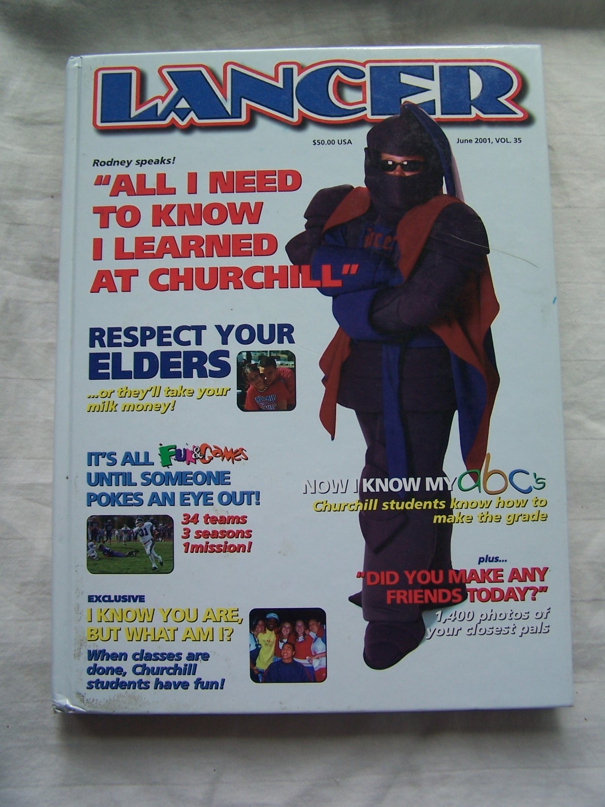 2001 CHURCHILL HIGH SCHOOL YEARBOOK, EUGENE, OREGON LANCER | eBay