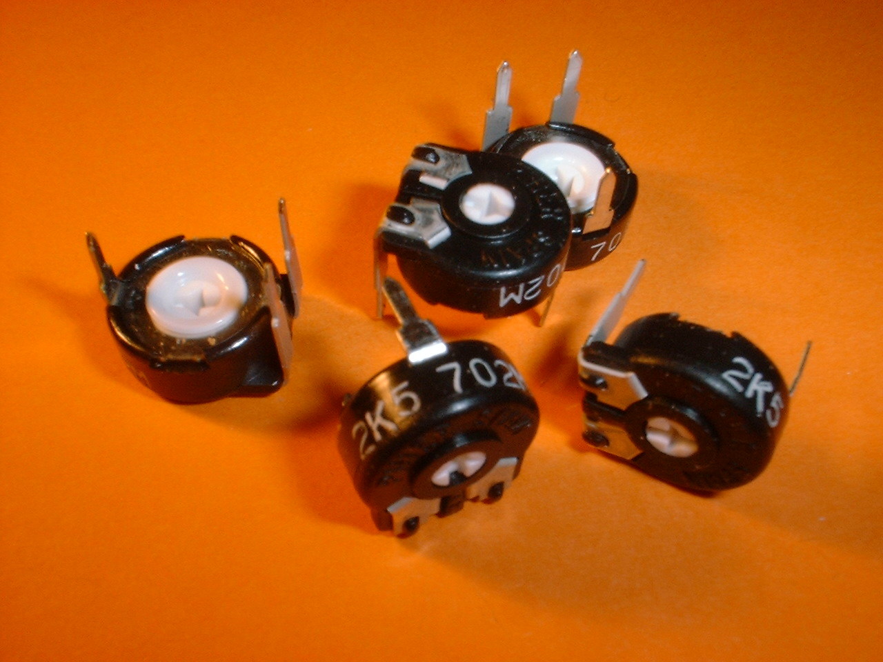 5x 2,5 kOhm Trimmer liegend Piher PT10LV Trimmpoti | eBay