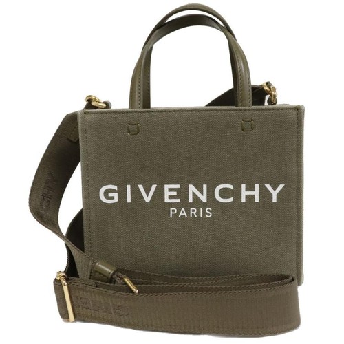 Givenchy Mini G-Tote Bag 2Way Handbag Shopping Shoulder Bag Canvas ...