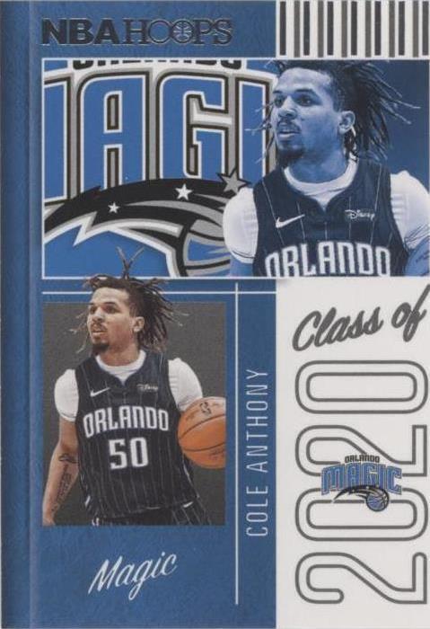 2020-21 Panini NBA Hoops - Class of 2020 Cole Anthony #4 (RC) for sale ...