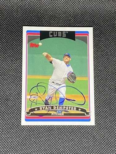 Ryan Dempster Chicago Cubs Team Set Signed Auto 2006 Topps Card #CHC11 ...