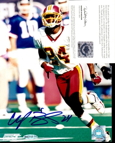 Redskins CHAMP BAILEY autograph auto signed 8x10 Upper Deck ...