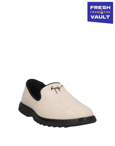 RRP€775 GIUSEPPE ZANOTTI Leather Loafer Shoes US10 UK9 EU43 Logo Made ...