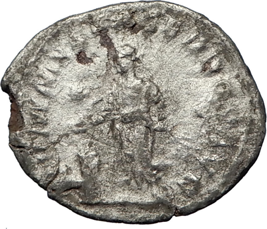 ELAGABALUS sacrificing over altar 221AD Rome Ancient Silver Roman Coin ...