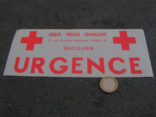 croix rouge flyers urgence ( cr8) | eBay