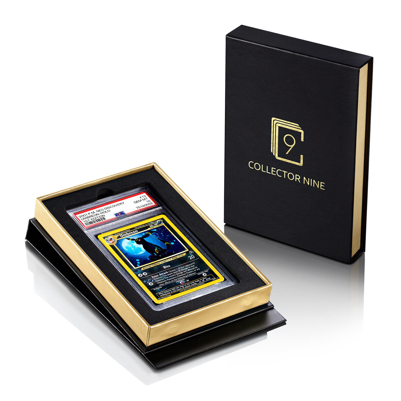 PSA-BGS-CGC Display Gift Case Gold/Blue | Graded Card Storage Box ...