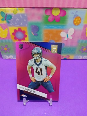 2023 Donruss Elite Drew Sanders RC Pink Parallel! Denver Broncos | eBay