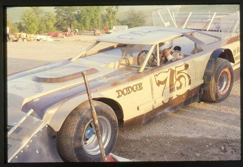 1983 Dodge Dirt Modified Race Car #75 - Vintage 35mm Race Slide | eBay