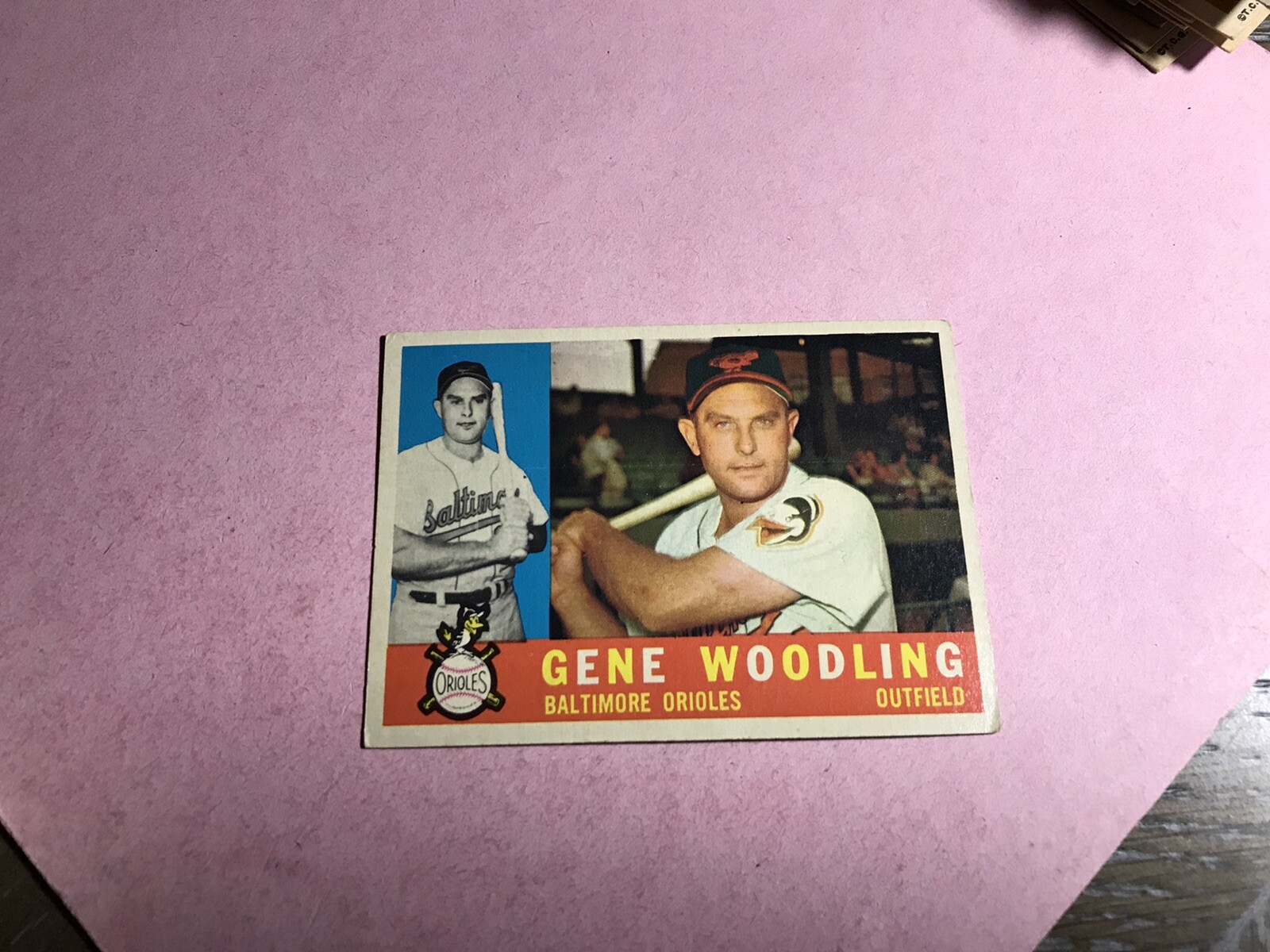 Gene Woodling 1960 Topps Baseball #190 No Creases | eBay