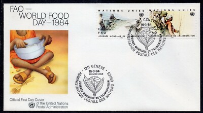 United Nations 1984 - Geneve - World Food Day - FAO - FDC | eBay