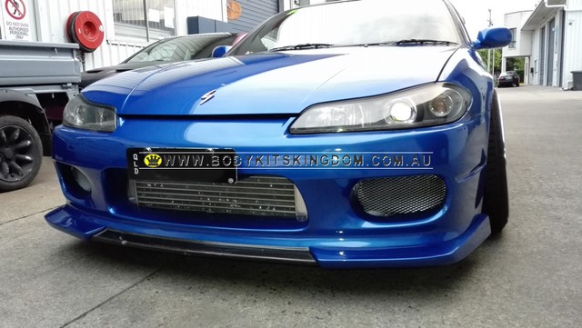 S15 Silvia Carbon Fiber Fiberglass Front Lip -body Kit GT Spoiler Wing ...