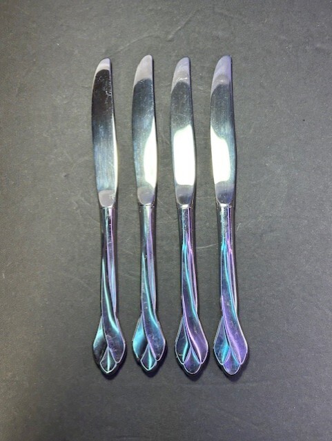 Oneida USA Flatware Tribeca Stainless Steel Brushed Glossy Lot Of 4 ...
