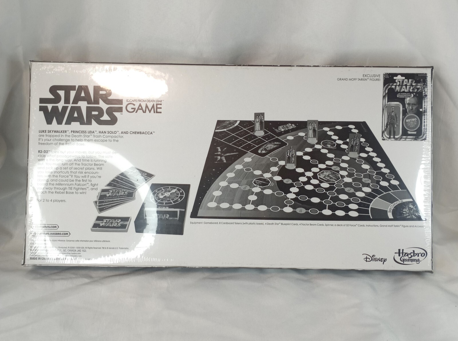 Star Wars Escape From Death Star Board Game Exclusive Grand Moff Tarkin ...