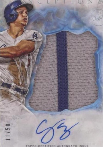 2017 Topps Inception - Autograph Jumbo Patch #IAJ-CS Corey Seager /50 ...