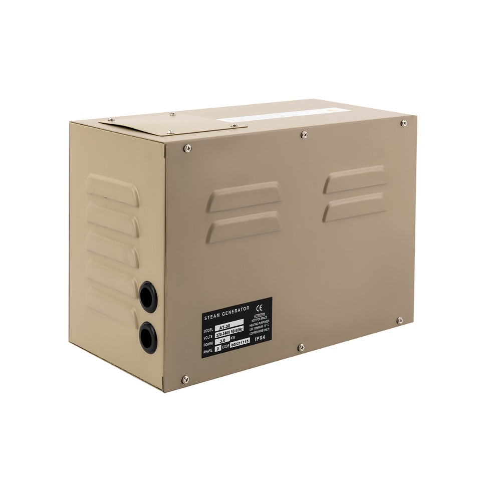 3KW Self-draining Steam Room Generator Shower Sauna Bath Home Spa ...