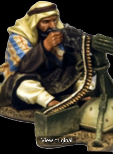 KING AND COUNTRY - Arab Machine Gunner LOA008 NIB MINT FREE SHIPPING ...